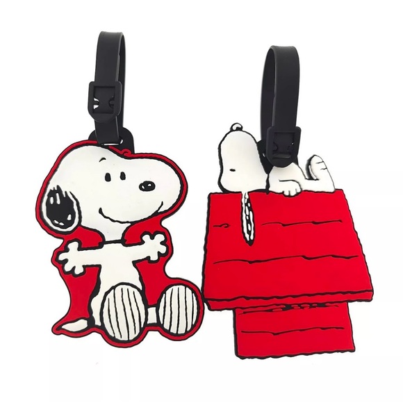 Peanuts | Accessories | Snoopy Luggage Tags 2 Pack Nwt | Poshmark
